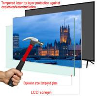 China 100'' Smart Android LCD LED 4K Double Tempered Glass TV Screen Television HD for sale