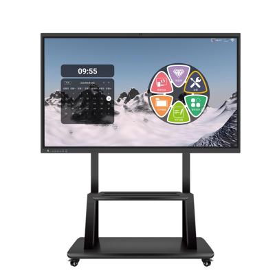 China Factory Price Interactive Whiteboard 65 Inch Android 14.04+32GB LED Conference and Teaching All-in-One Machine for Schools for sale