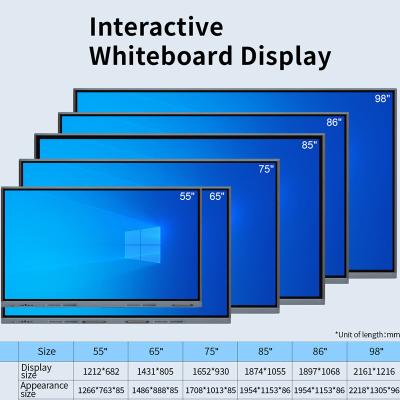 China Android 85'' 4K Smart Interactive Screen For Meeting Conference Classroom Teaching Education for sale