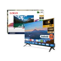 China 32 40 50 55 65 Inch 4K UHD Smart LED Android TV Home Theater Display for sale