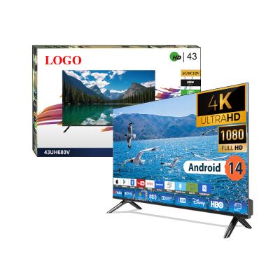 China 32 40 50 55 65 Inch LED Smart TV 2K 4K UHD Android Home Entertainment for sale