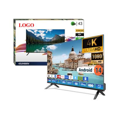 China 4K Ultra HD Smart TV 32 40 50 55 65 Inch LED Android WiFi Television for sale