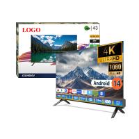 China 32 40 50 55 65 Inch UHD 4K Smart LED TV Android Thin Border Screen for sale