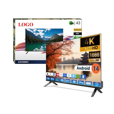 China Full HD 2K 4K Smart LED TV 32 40 50 55 65 Inch Android WiFi Ready for sale