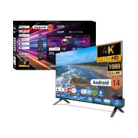 China 32 40 50 55 65 Inch Frameless LED Smart TV 4K UHD HDR Slim Design for sale