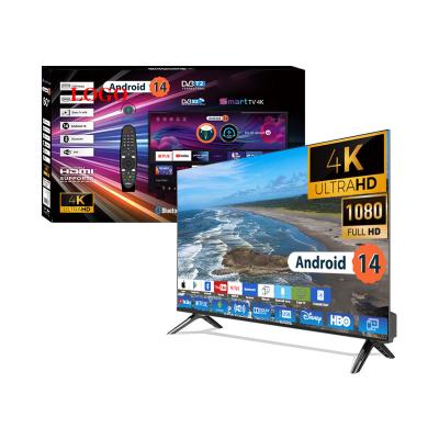 China 32 40 50 55 65 Inch Frameless LED Smart TV 4K UHD HDR Slim Design for sale