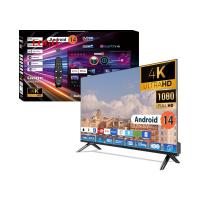 China Frameless Smart TV with Android 12 and 97% Screen-to-Body Ratio for Home and Hotel for sale