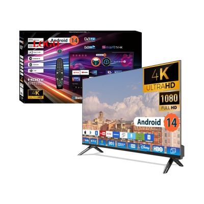 China 32-65 Inch Frameless Smart TV with 97% Screen-to-Body Ratio Android 12 for Home and Hotel for sale