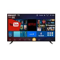 China Google System 55 Inch LED TV Tempered Glass HD Smart TV Standard Bezel for sale