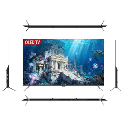 China 55-85 Inch Wholesale Factory Price LCD Signage Display for Business Commercial Display Screen Android 4K UHD OLED SMART TV for sale