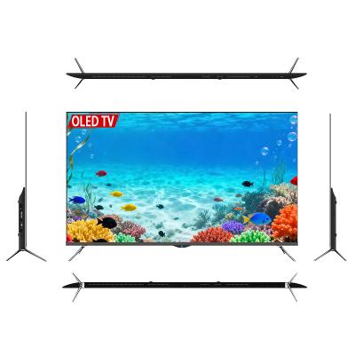 China Frameless Flat OEM 43 50 55 60 65 70 75 85 Inches 4k Ultra HD Oled Android Bluetooth Smart OLED Tv for sale