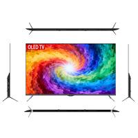 China Frameless Led Tv Accept Custom OEM Android Tv Smart 43 50 55 65 75 85 Inch Smart Tvs 4K Ultra OLED Televisions for sale