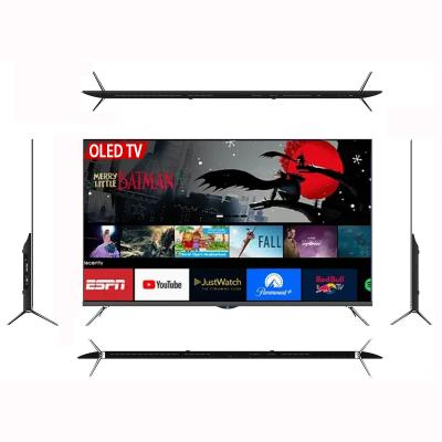 China Android 14 15 Smart Tv Display Ultra HD 4K Uhtra Thin Bonding 43 50 55 65 75 85 Inch Smart Board Prices OLED TV for sale