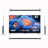 China Google 4K 8K Ultra HD LED TV Frameless 32 55 65 75 85 100 110 Inch Mini LCD Qled OLED Television for sale