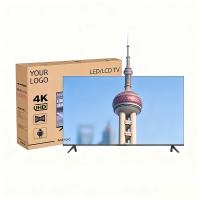 China Smart TV Android 15.0 32-50 Inch 4K UHD Full HD LED Customizable OEM Hotel TV Black for sale