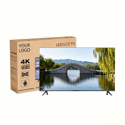 China 65-Inch Android Google WebOS LED LCD QLED OLED Smart TV 4K Display Black Cabinet for Hotels Schools Offices for sale