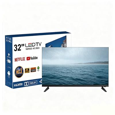 China Factory Price 4K 43 55 65 Inch DVB-T2S2 Smart TV UHD 4K LED TV Television for sale