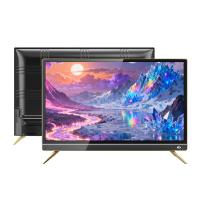 China Brushed Metal Bezel LED TV 43 50 55 65 75 85 Inch 4K Ultra HD Smart Television for sale