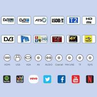 China OEM 4K Android Smart TV 32 40 43 50 55 60 65 75 85 Inch Metal Bezel LED Television for sale