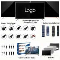 China OEM 4K Android Smart TV 32 40 43 50 55 60 65 75 85 Inch Metal Bezel LED Television for sale