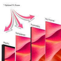 China OEM 4K Android Smart TV 32 40 43 50 55 60 65 75 85 Inch Metal Bezel LED Television for sale