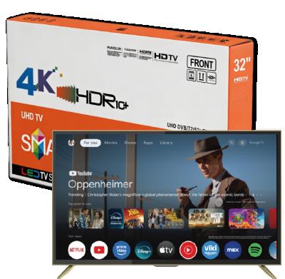 China Factory OEM 55 65 75 85 Inch 4K LED Smart TV Android TV for Commercial Wholesale for sale