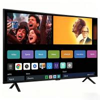 China Accept Custom 4K Android Flat Screen TV Smart 43 50 55 65 75 Inch LED TVTelevisions Smart Tvs for sale