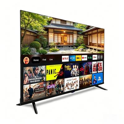 China Verified Suppliers Custom Sizes OEM Wholesale 32 43 50 55 65 75 85 Inch 4K Android WiFi Smart LED TV for sale