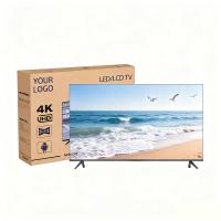 China OEM ODM Android 19 24 32 40 43 50 Inch Black LED Hotel TV 4K UHD Resolution LAN Interface 32 Inch Smart HDTV for sale