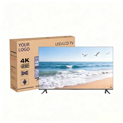 China OEM ODM Android 19 24 32 40 43 50 Inch Black LED Hotel TV 4K UHD Resolution LAN Interface 32 Inch Smart HDTV for sale