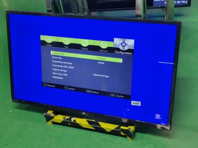 China Custom LED TV 40 50 Inch 4K UHD A+ Grade Glass in Global Component Export for sale