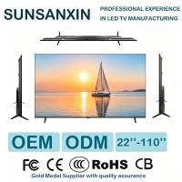 China 32 65 Inch Frameless Smart Television Android 15 WiFi Bluetooth 4K HDR for sale
