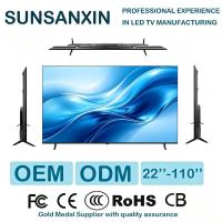 China Frameless 4K Smart Television 32 65 Inch with Bluetooth 5.0 Dual Band WiFi for sale