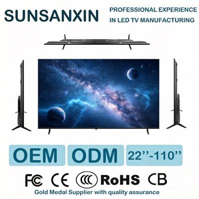 China Giant 65 86 Inch Frameless Smart TV 4K UHD Android 15 Business Office Use for sale