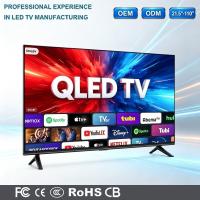 China 32 43 Inch QLED 4K Smart TV High Color Gamut Display Android TV for sale