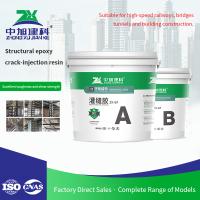 China AB Epoxy Crack Injection Adhesive Low Viscosity Grouting Sealant for Bridge Highway Infrastructure Crack Restoration for sale