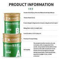 China Wholesale Bucket Pack Epoxy Structural Anchoring Adhesive AB Epoxy Resin for Civil Engineering Construction Anchoring Material for sale