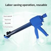 China Factory Direct 360ml Blue Epoxy Gun 1:1 Two Part Structural Adhesive Mixing Handwork Dispenser Gun for sale