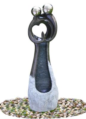China Contemporary Garden Fountains , Statue Water Fountains Custom Design Acceptable for sale