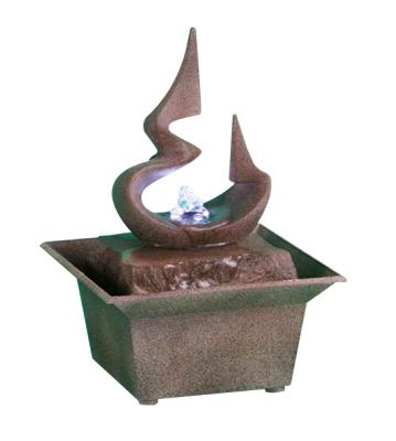 China Faux Marble Interior Table Top Water Fountains Handcrafted Made    for sale