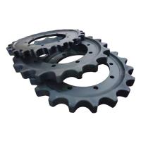China Black Excavator Drive Sprocket for KATO HD80 HD140 HD250 Rubber Track Sprocket 0.8-100T for sale