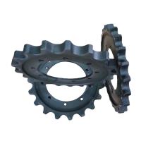 China Black Excavator Drive Sprocket for KATO HD80 HD140 HD250 Rubber Track Sprocket 0.8-100T for sale