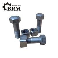 China M24 Excavator Track Bolts Stainless Steel Track Bolt and Nut Grade 12.9 1/2-13 to 1-3/8-6 for sale