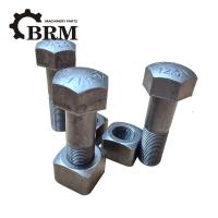 China M24 Excavator Track Bolts Stainless Steel Track Bolt and Nut Grade 12.9 1/2-13 to 1-3/8-6 for sale