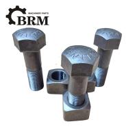 China M24 Excavator Track Bolts Stainless Steel Track Bolt and Nut Grade 12.9 1/2-13 to 1-3/8-6 for sale