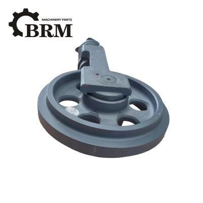 China HD55 Excavator Track Idler Front Idler Black Bulldozer Undercarriage Part 80mm for sale