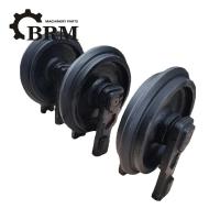 China PC200 Front Idler Assembly E200 E320 E200b Excavator Undercarriage Spare Parts for sale