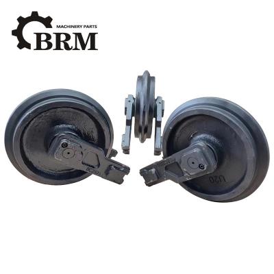 China Komatsu PC100 Excavator Front Idler Track Idler 0.8-100 Ton Heavy Duty Undercarriage Part for sale