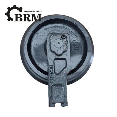 China Forged Excavator Idler Assembly 10mm Depth Bulldozer Undercarriage Parts D60 Front Idler for sale