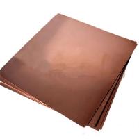 China C10100 C12000 Copper Sheet Plate 0.3mm to 100mm Thickness Red Coppery Brass Non-alloy for sale